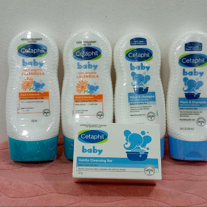 SET 5_Cetaphil Baby Shampoo w/ Organic Calendula & Cetaphil Baby ...