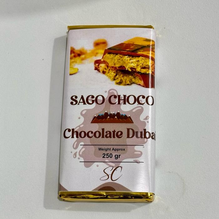 Jual Sago Choco Cokelat Dubai Kunafa Halus Renyah dengan Pistachio Asli ...