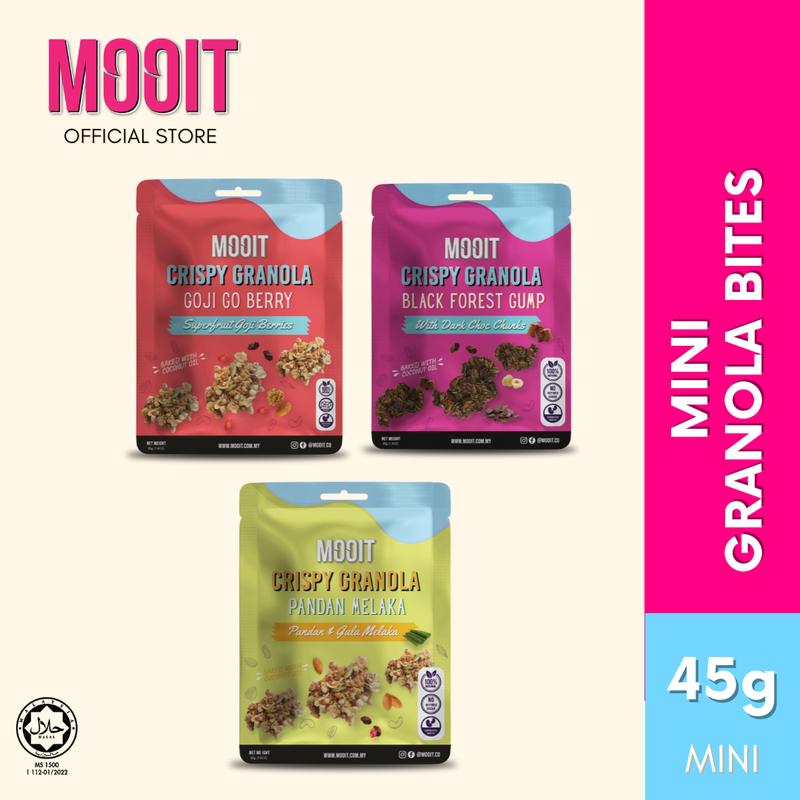 MOOIT Mini Crispy Granola 45g HALAL CERTIFIED - TikTok Shop Malaysia
