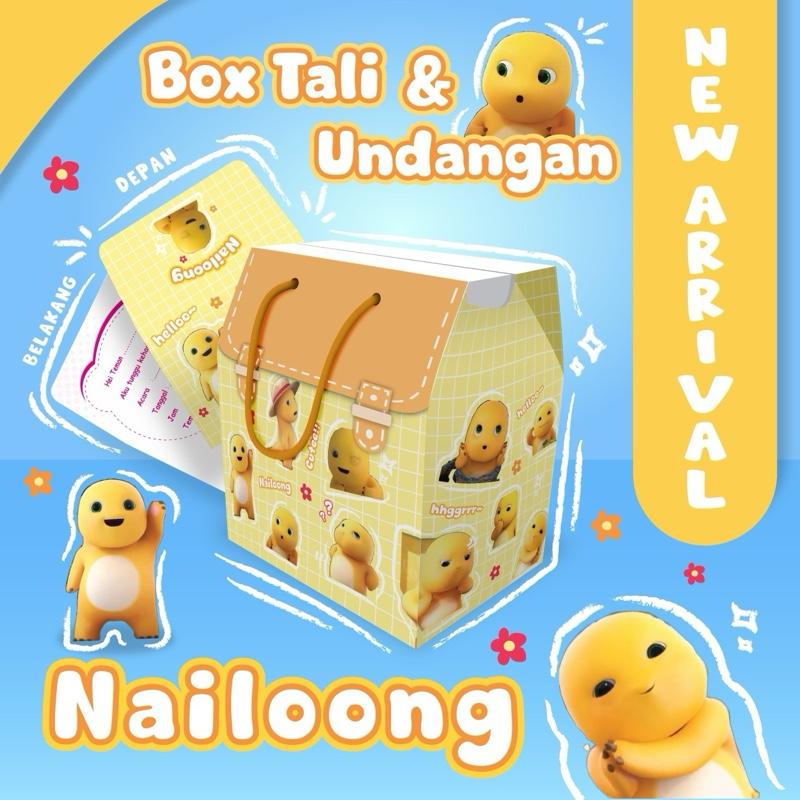 Nailoong Box Tali & Undangan 10pcs Godie Bag Ulang Tahun Tenteng Tali ...