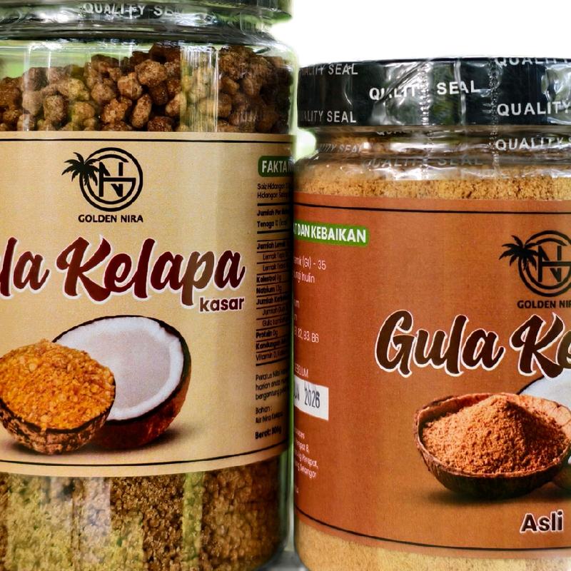 Combo Pack Gula Kelapa Asli dan Gula Kelapa Kasar Untuk Masakan ...