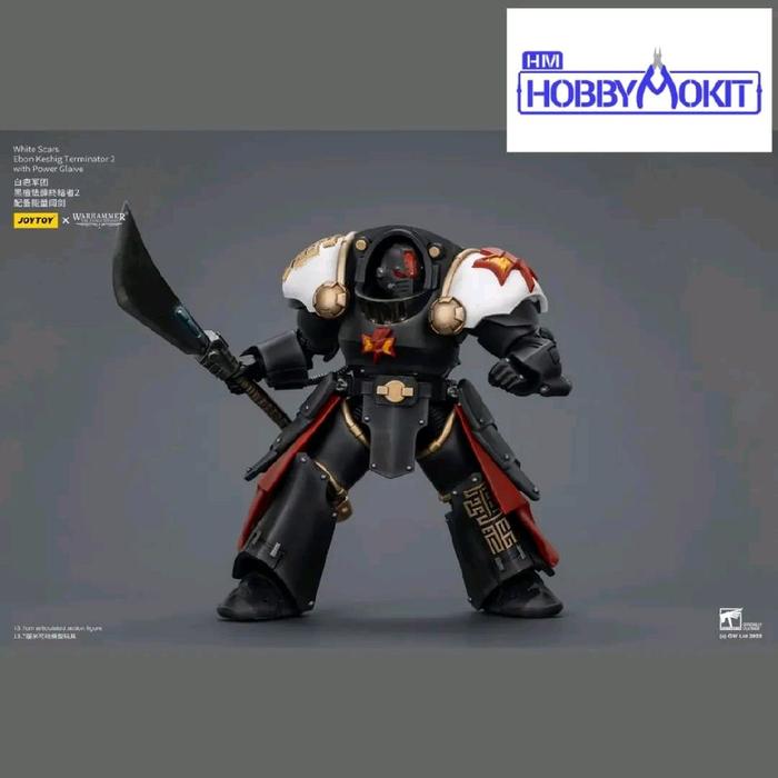 Jual Joytoy JT02953 White Scars Ebon Keshig Terminator 2 with Power ...