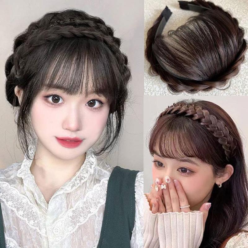 Ikat kepala rambut palsu, ikat kepala tocang, poni udara, ikat - TikTok ...