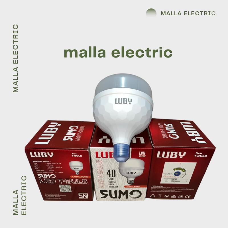 Lampu LED T Bulb Capsule Sumo Tabung Pendek 40 Watt Luby - Cahaya ...