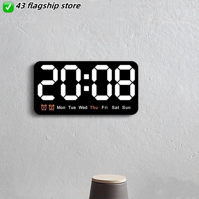 Electronic Wall Clock, Wall-mounted Multi-functional Digital - TikTok ...