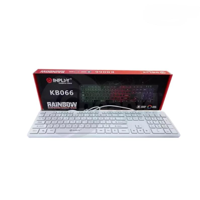 INPLAY KB 066 SMOOTH TOUCH KEYBOARD | WHITE | BLACK - TikTok Shop ...
