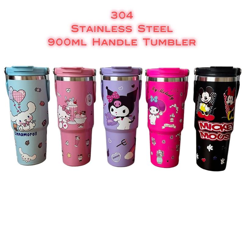 Tumbler Pegangan Mug 900ml 304 Stainless Steel Thermos Terdapat - TikTok Shop Malaysia