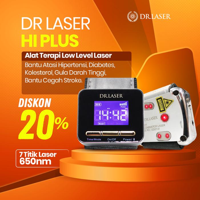 Promo Alat Terapi Stroke Diabetes Dr Laser Hi Plus 7 Titik Laser Atasi ...