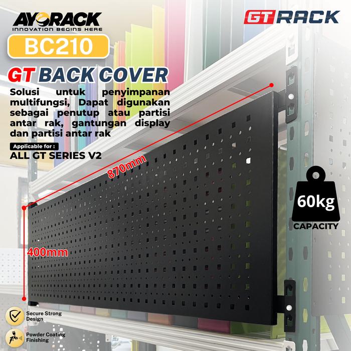 Jual BC10 BACK COVER GT RACK 100CM - DISPLAY PERALATAN SERBAGUNA ...