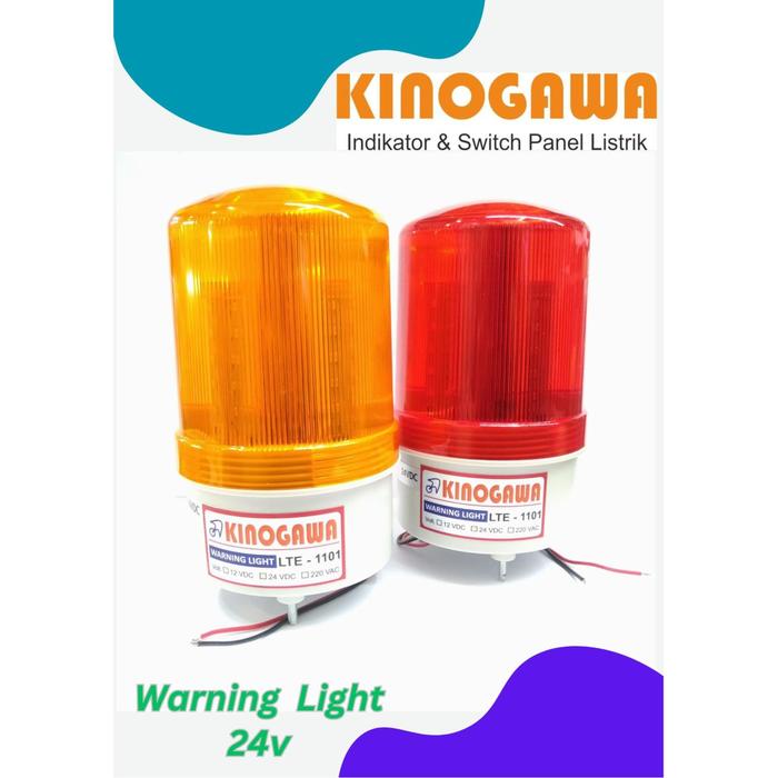 Jual Warning Light LED 1101 Rotary Lamp 24V DC Lampu Tower Kelap Kelip ...