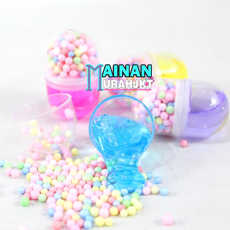 MAINANKEI MAINAN ANAK SLIME KAPSUL MINI JELLY CUP SLIME CAPSUL - Shop ...