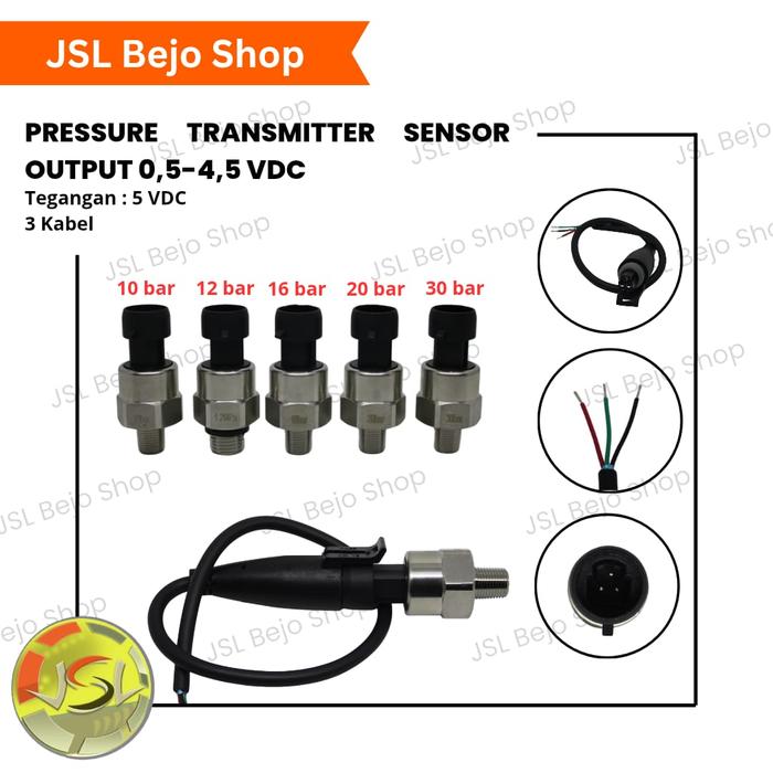 Jual Pressure Transmitter / Sensor Tekanan untuk Oli, Gas dan Udara 3 ...