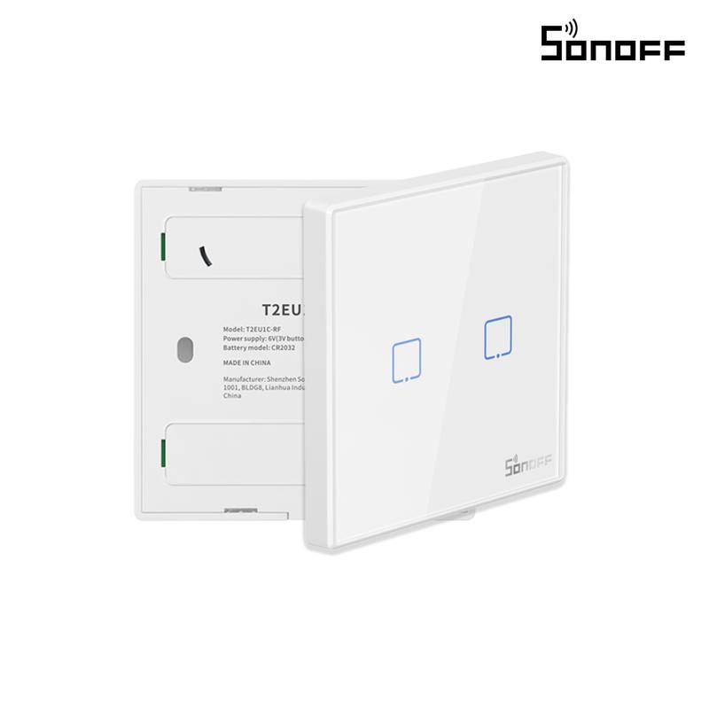 Sonoff Smart Wall Switch T2EU2CRF Saklar Wireless Saklar Remote - Shop ...