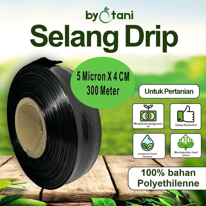 Selang Drip pipa Infus 5 Micron 4 cm 300 Meter / untuk irigasi - Shop ...