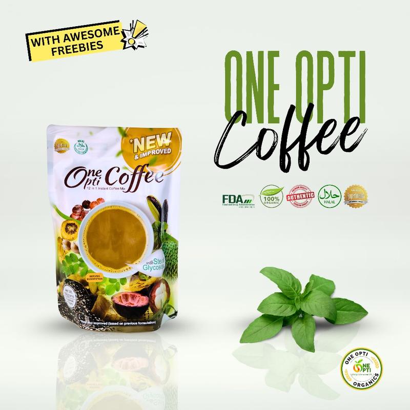 One Opti Coffee 12 in 1 Mix with Steviol Glycoside - TikTok Shop ...