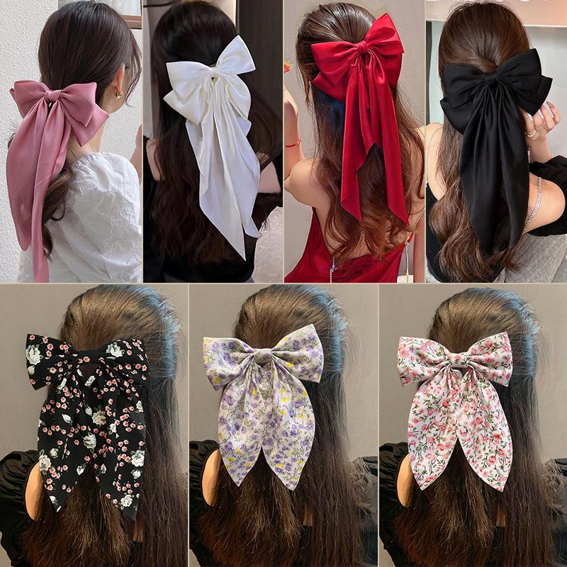 Klip Rambut Rama-rama, Saiz Besar, Hiasan Kepala Reben Wanita, - TikTok ...