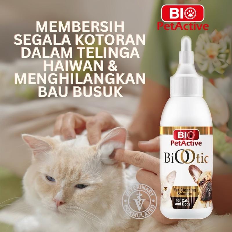BioPetActive Bio-Otic Ear Cleaner 100ml Cat Dog Cuci Telinga - TikTok ...