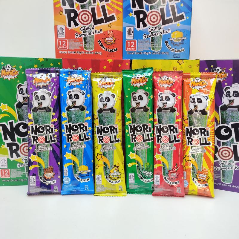 (PAKET DUS) NORI ROLL NORIGO | NORI CRISPY rumput laut rumpu - Shop ...