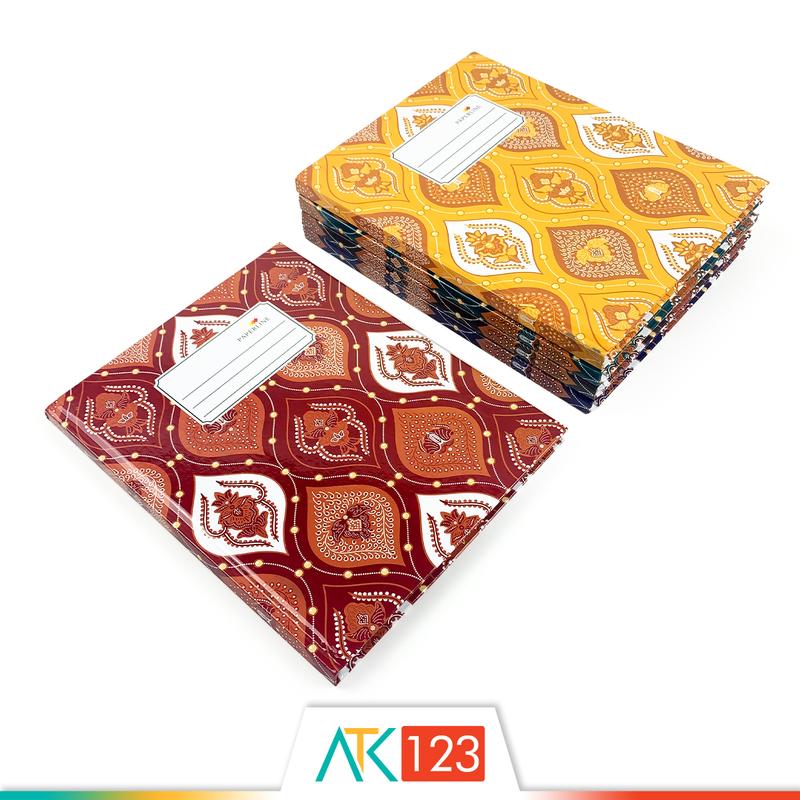 Buku Tulis Hardcover Paperline Quarto / Kuarto / Kwarto 100 Lembar ...