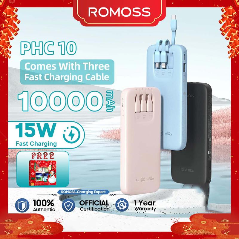Christmas Gifts】Romoss 10000mAh Powerbank 15W Free Hand Crea - TikTok ...
