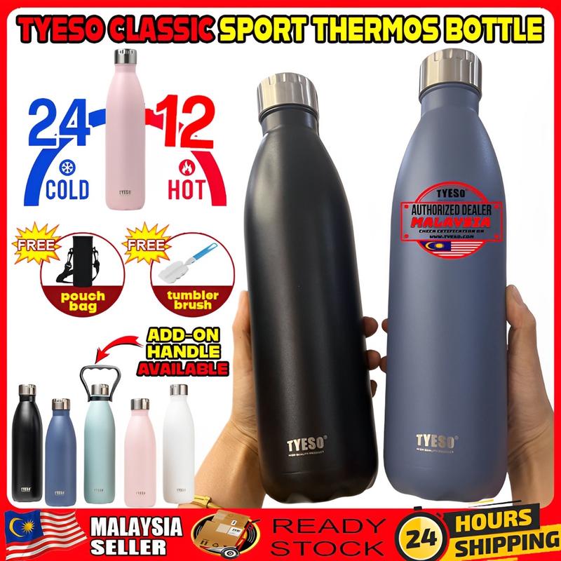 Termos Klasik Tyeso, 750ml / 1000ml, Dengan Kantung Percuma, - TikTok ...