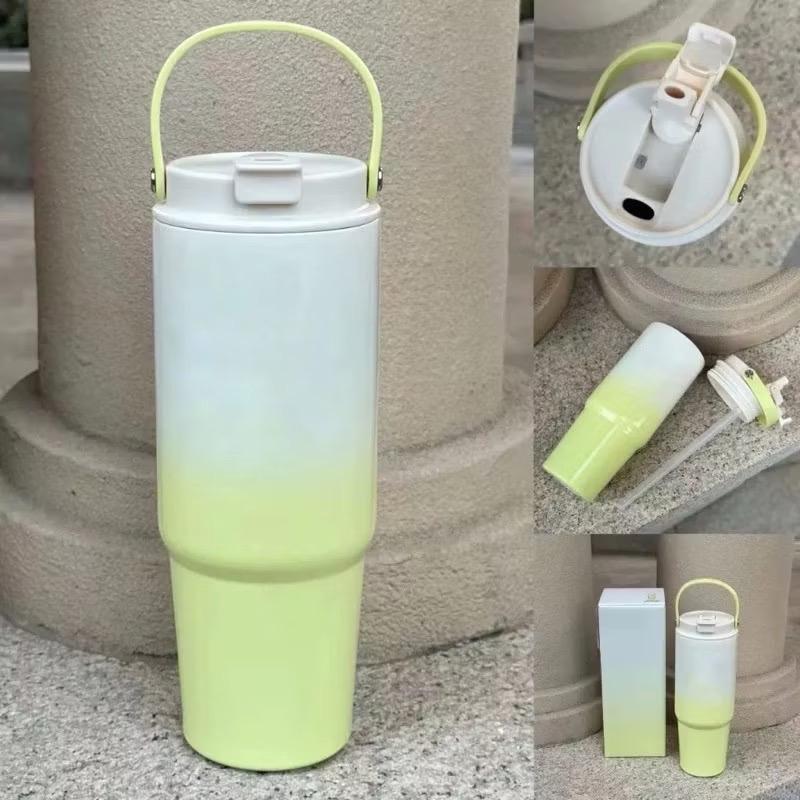 Tumbler Gradasi With Handle 900ml / Termos Tumbler dengan 2 Cara Minum ...