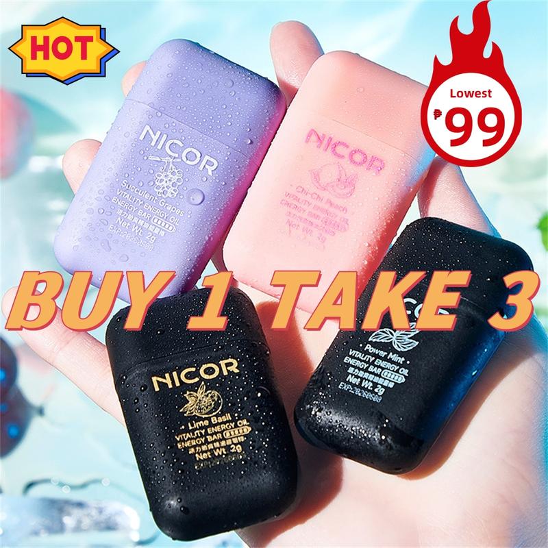 [BUY 1 TAKE 3] 4pcs Nicor Double-hole Refreshing Awakening Stick ...
