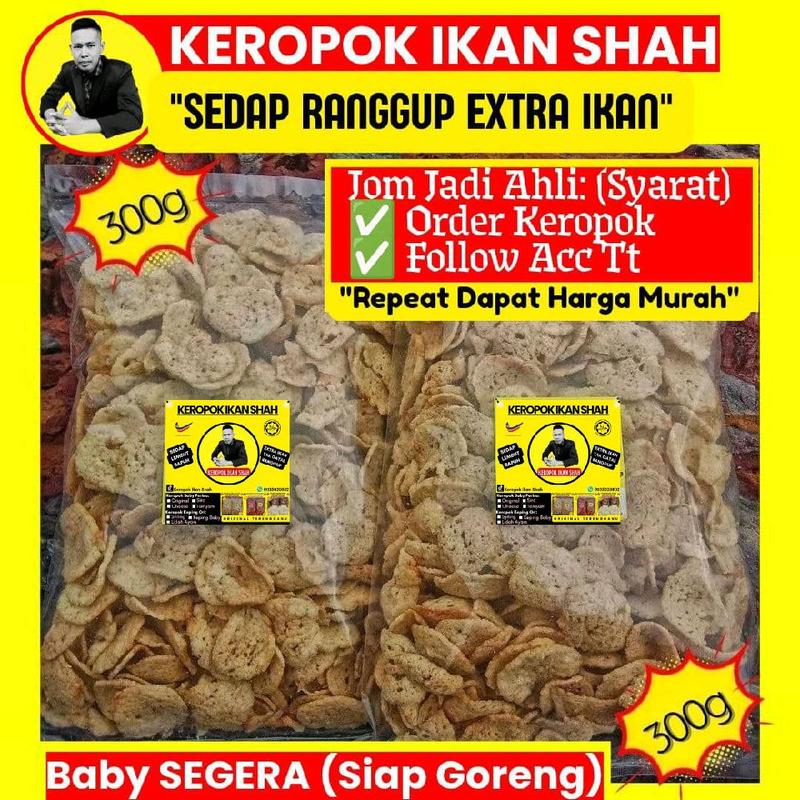 (2 PACKS LEBIH MURAH) KEROPOK BABY SEGERA SEDAP NIPIS RAPUH RANGGUP ...