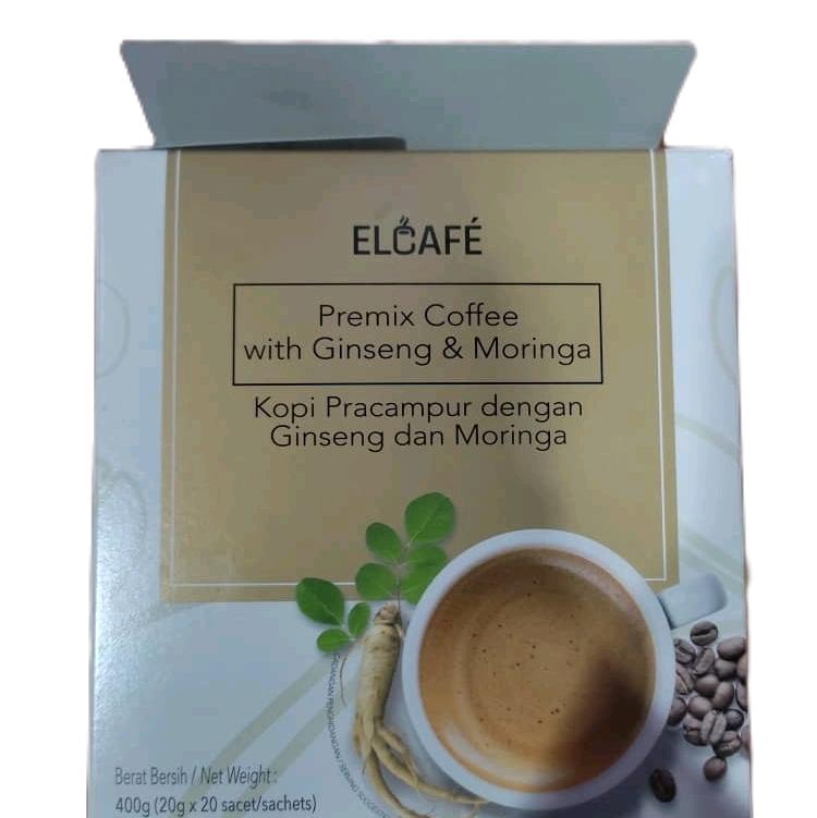 Elcafe Premix Coffee With Ginseng&Moringa - TikTok Shop Malaysia