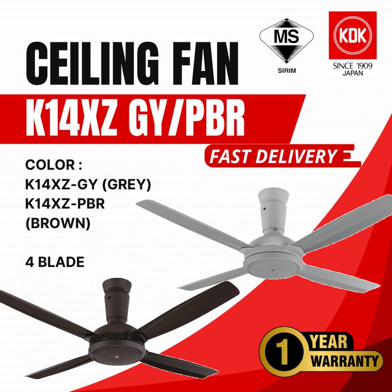 KDK CEILING FAN-Z SERIES (140cm/56") BROWN K14XZ-PBR/K14XZ-GY - TikTok ...