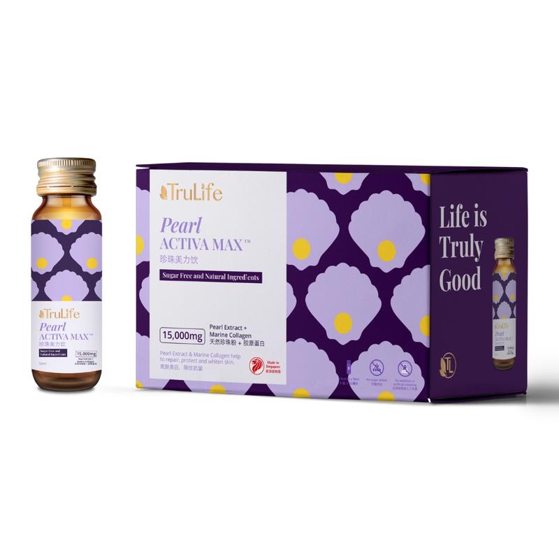TruLife Collagen Pearl Activa Max Sugar Free 15,000mg (8x50ml) for Skin ...