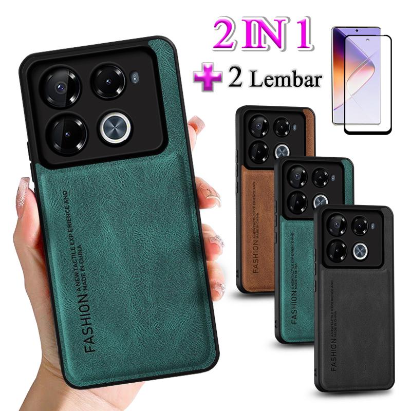 2 In 1 Casing For Infinix Note 40 Pro 4G 5G Kotak Kulit Minimalis ...
