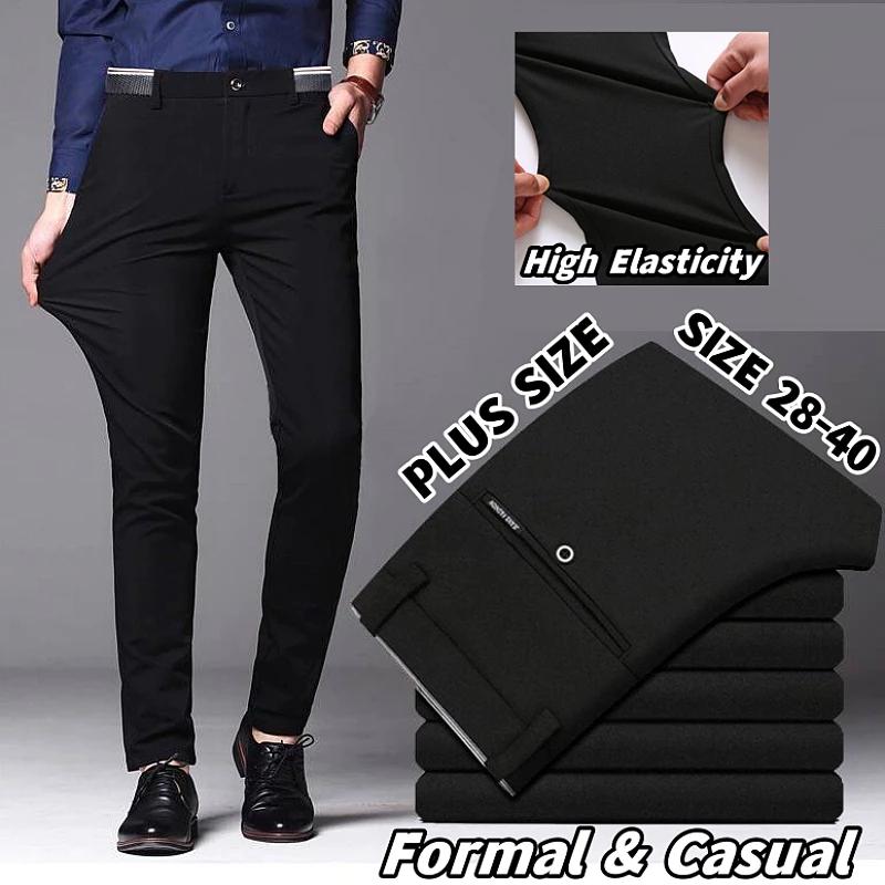 Seluar Formal Lelaki, Slim Fit, Seluar Panjang Hitam, Sesuai - TikTok ...