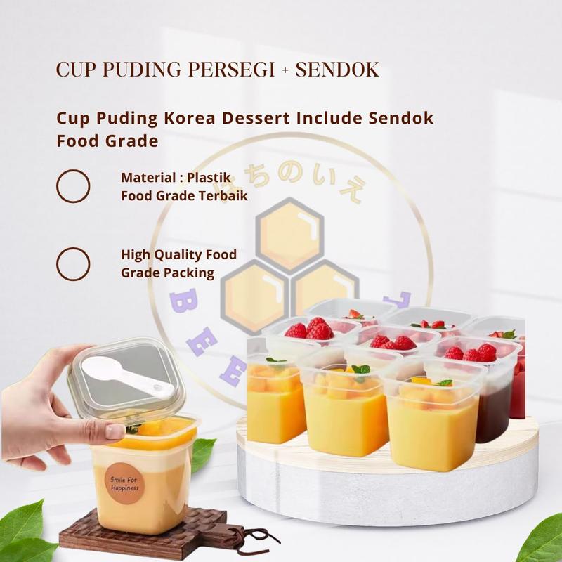 Cup Pudding Korea | Dessert Cup Food Grade - Shop | Tokopedia