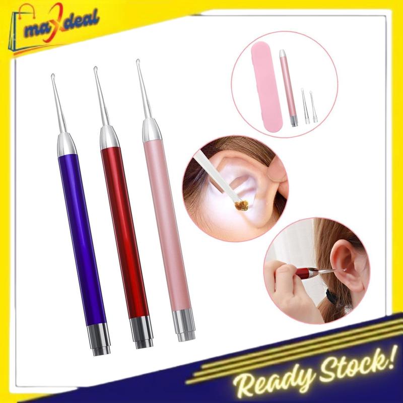Luminous Ear Cleaner with LED Light Flashlight Earpick Ear Curette ...