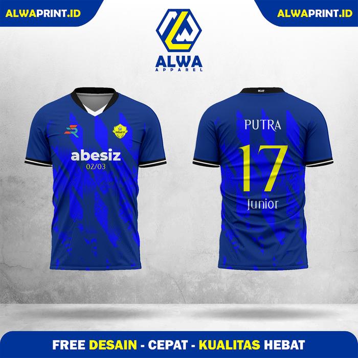 Jual Alwa Apparel Jersey Fun Run Full Print Bisa Custom Desain Bebas ...
