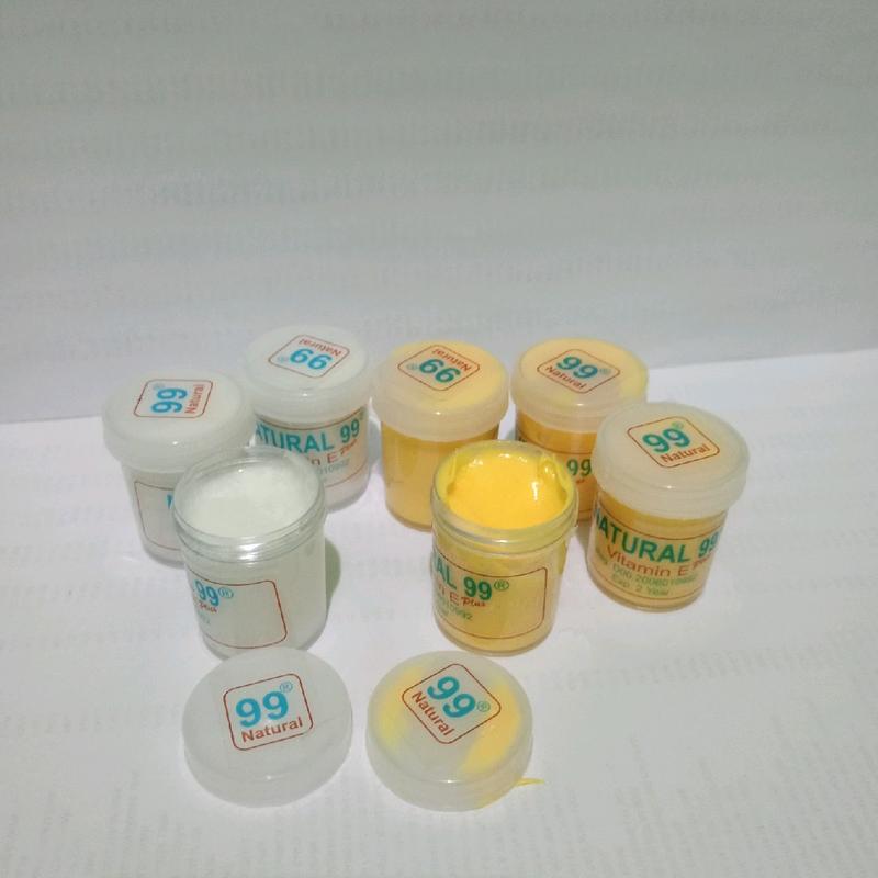 [Isi 6] Cream Natural 99 Asli Vitamin E Plus Whitening Original ...