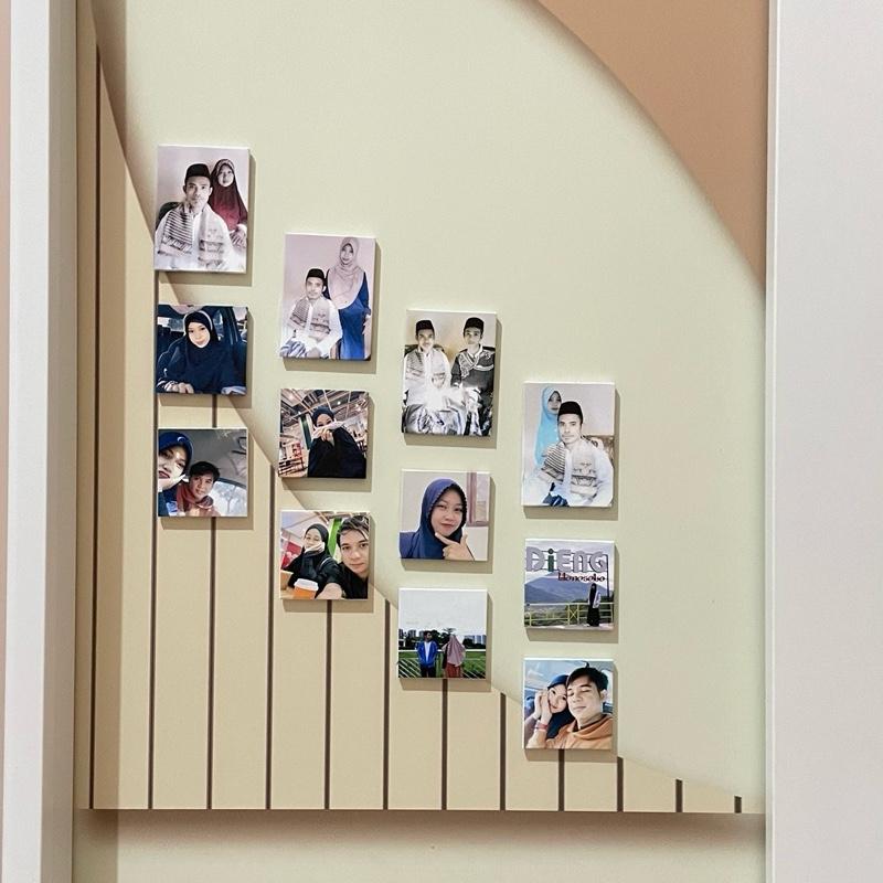 Magnet kulkas foto magnet 5x5cm tebal 3mm - Shop | Tokopedia