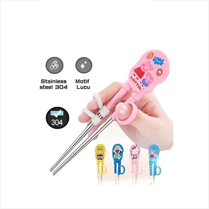 Sumpit Training Sumpit Anak Karakter Belajar Makan Model Kartun - Shop ...