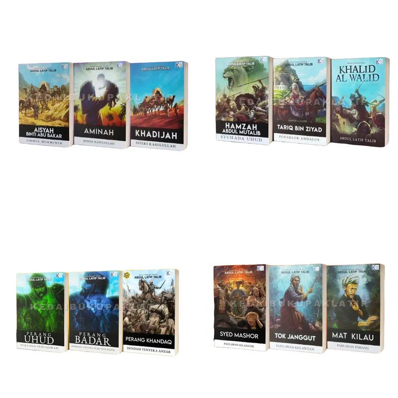 Set Trilogi Tajuk Terbaik Abdul Latip Talib Buku Khalifah Srikandi ...