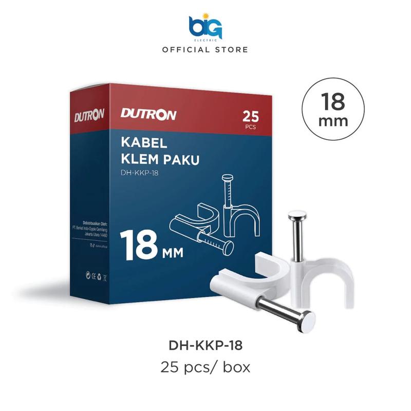Klem Kabel Paku Beton 6mm 8mm 10mm 12mm 18mm Kelm Original Dutron - Shop | Tokopedia