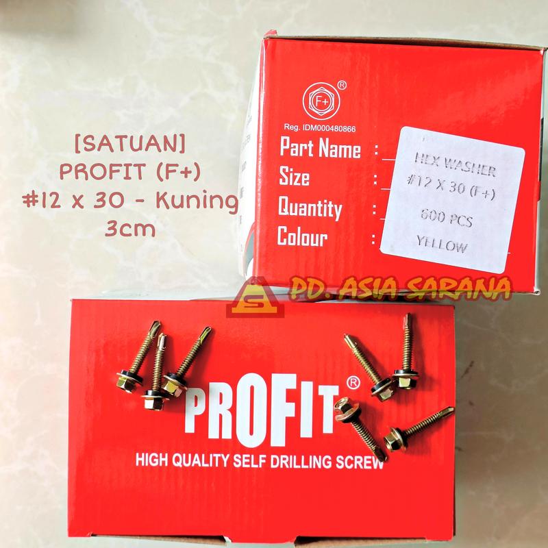 [PROFIT] Paku Roofing 3cm Box Kuning Baut Skrup Holo Atap Sekrup - Shop ...