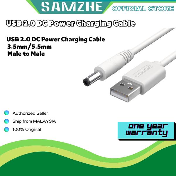 SAMZHE USB 2.0 DC to 5.5mm/3.5mm Male to Male Power Charging - TikTok ...