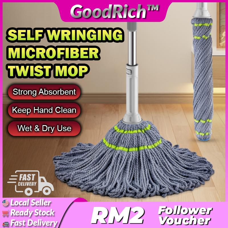 Microfiber Twist Mop With Wringer Heavy Duty Mops For Floor Cleaning ...