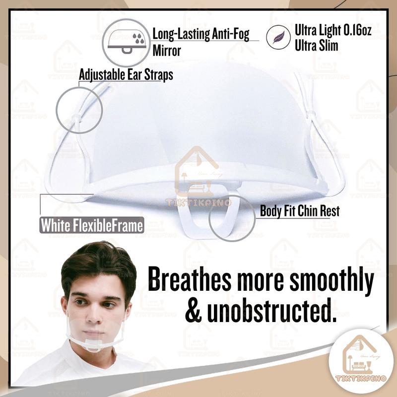 Spit Guard Reusable Anti Fog Protection Transparent Clear Mouth ...
