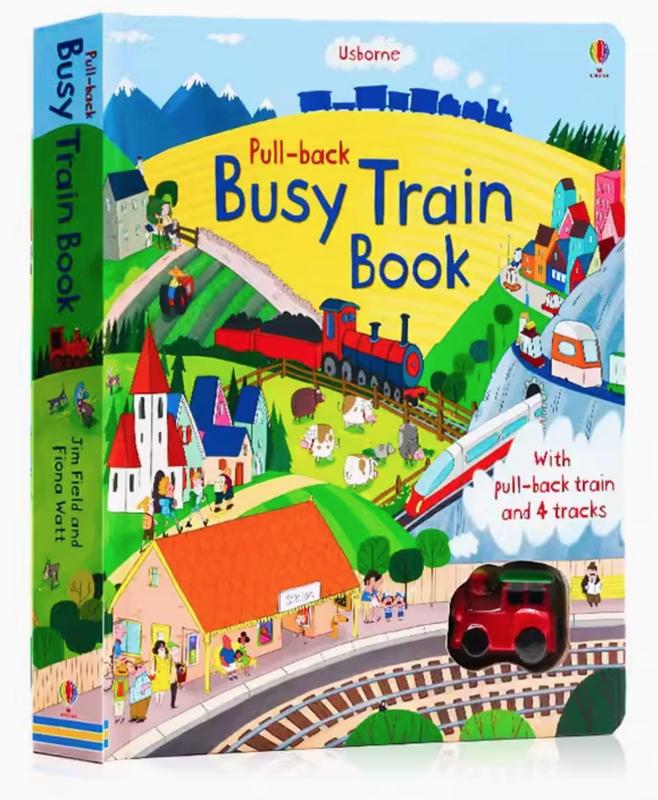 Usborne Pull-Back Busy Train Book. Suitable for Preschool, Primary ...
