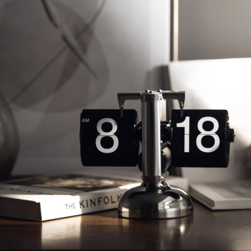 Jam Meja Klasik Kamar Vintage Retro Table Flip Clock Desk - Shop ...
