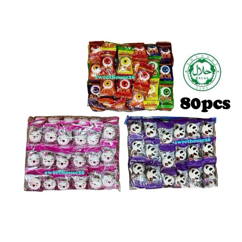 80pcs Panda Marshmallow / Eye Marshmallows / Happy Marshmallow - TikTok ...