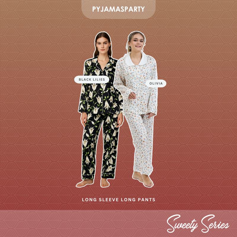 Sweety Series Premium Satin Pyjamas (Bajut Tidur Satin Premium - TikTok ...