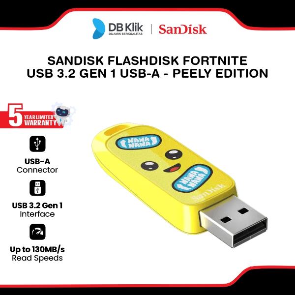 Jual SanDisk Flashdisk Fortnite 64GB/128GB/256GB USB 3.2 Gen 1 USB-A ...